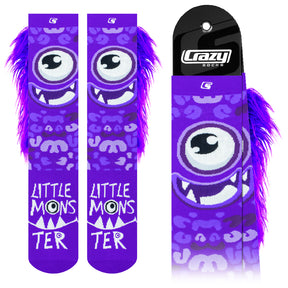 LITTLE MONSTER Purple | Crazy Socks