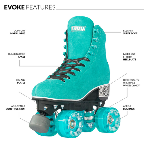 Warehouse Deal | EVOKE Teal - Roller Skates