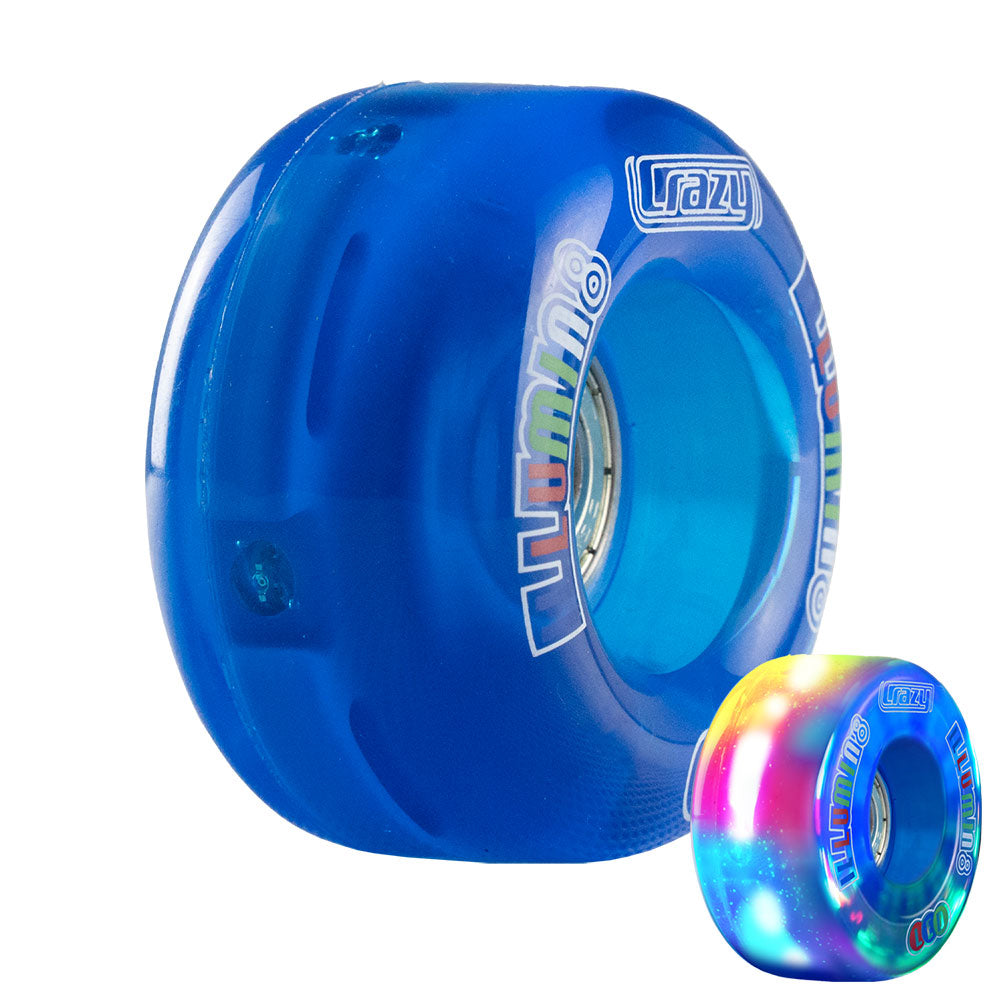 illumin8 Blue - LED Light Up Roller Skate Quad Wheels illumin8 Blue - LED Light Up Roller Skate Quad Wheels
