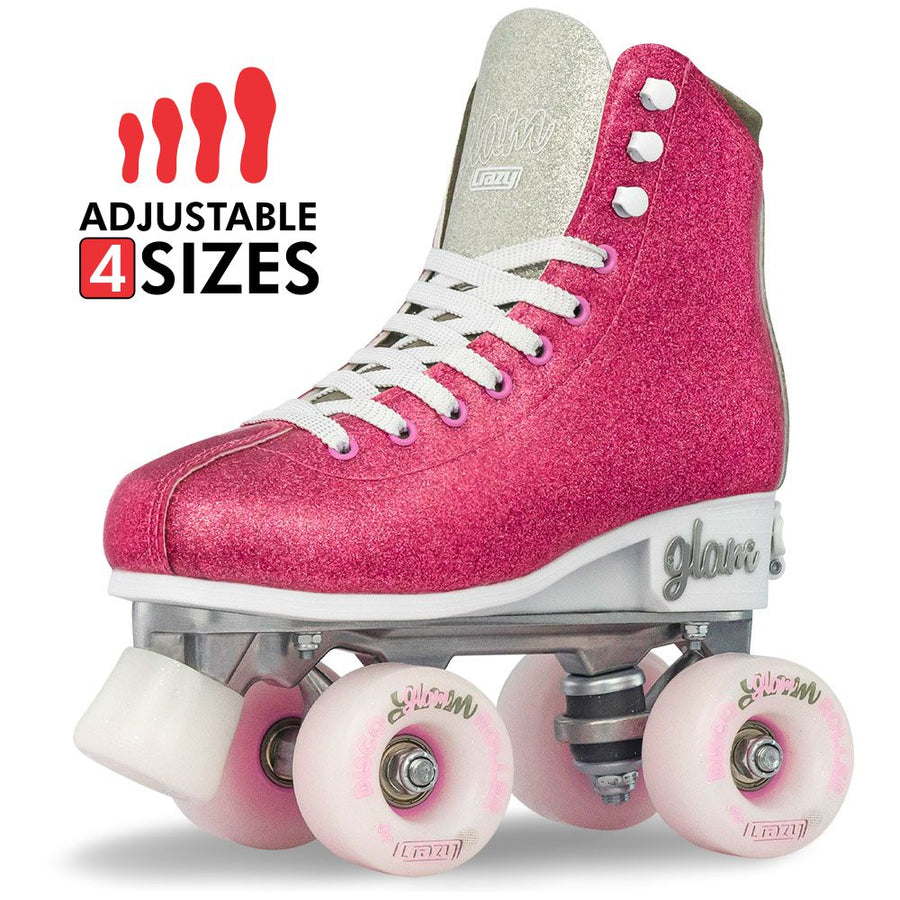 GLAM Pink - Size Adjustable Roller Skates