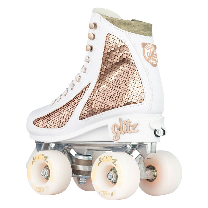 GLITZ Rose Gold - Size Adjustable Roller Skates
